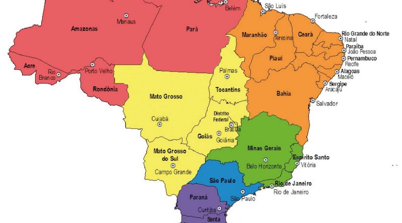 Regiões Brasileiras - Blog do Ladeira