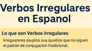 📝 Verbos Irregulares em Espanhol: Guia Prático com Exemplos - Blog do ...